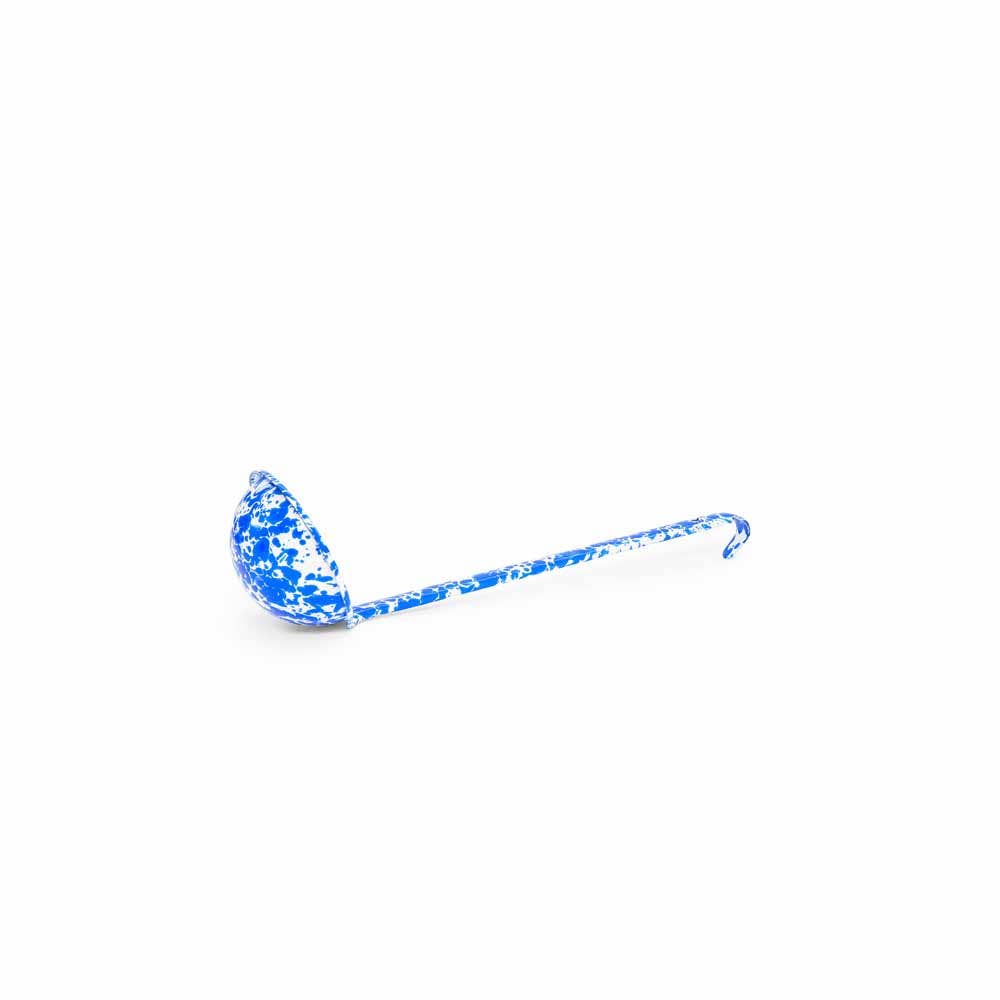 Crow Canyon Home | Splatter Enamelware Ladle, Blue — Athens Cooks