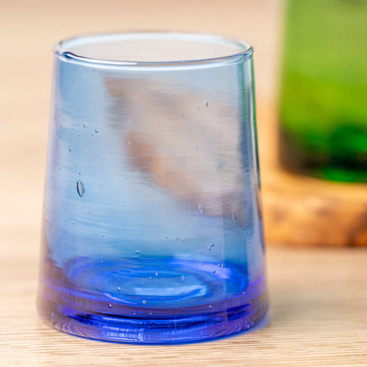Small Moroccan Cone Glassware, Blue, Individual — Athens Cooks