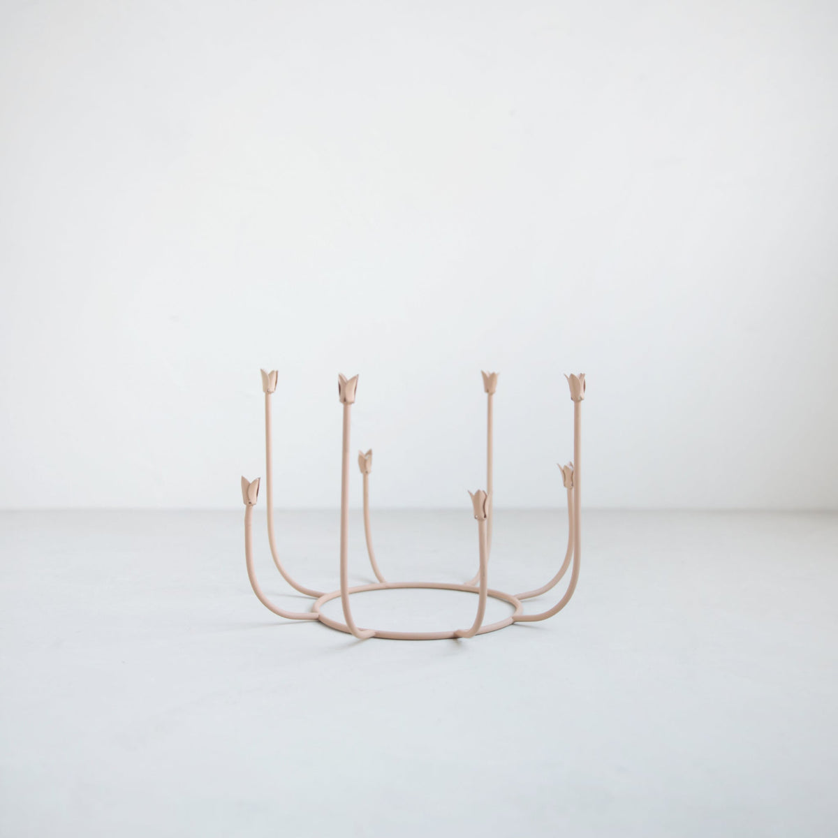 The Floral Society | Beacon Long-Stem Candelabra, Dune — Athens Cooks