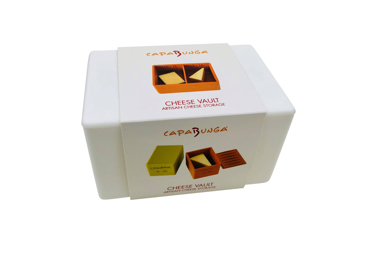 CapaBunga® | Cheese Vault ® Reusable Artisan Cheese Storage: White ...