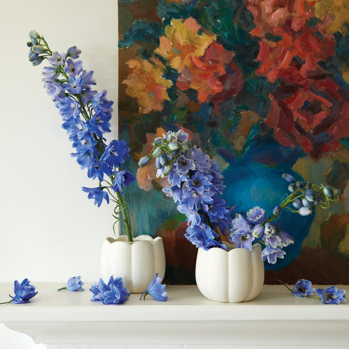 The Floral Society | Ceramic Flower Frog Vase, Large — Athens Cooks